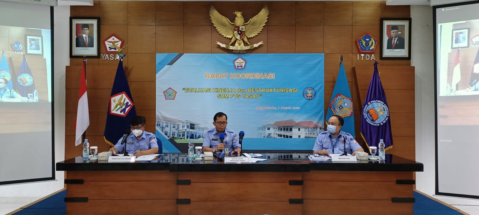 Rakor Yasau dengan ITDA Dan Poltekkes TNI AU Adisutjipto TA 2022 – Yayasan Adi Upaya